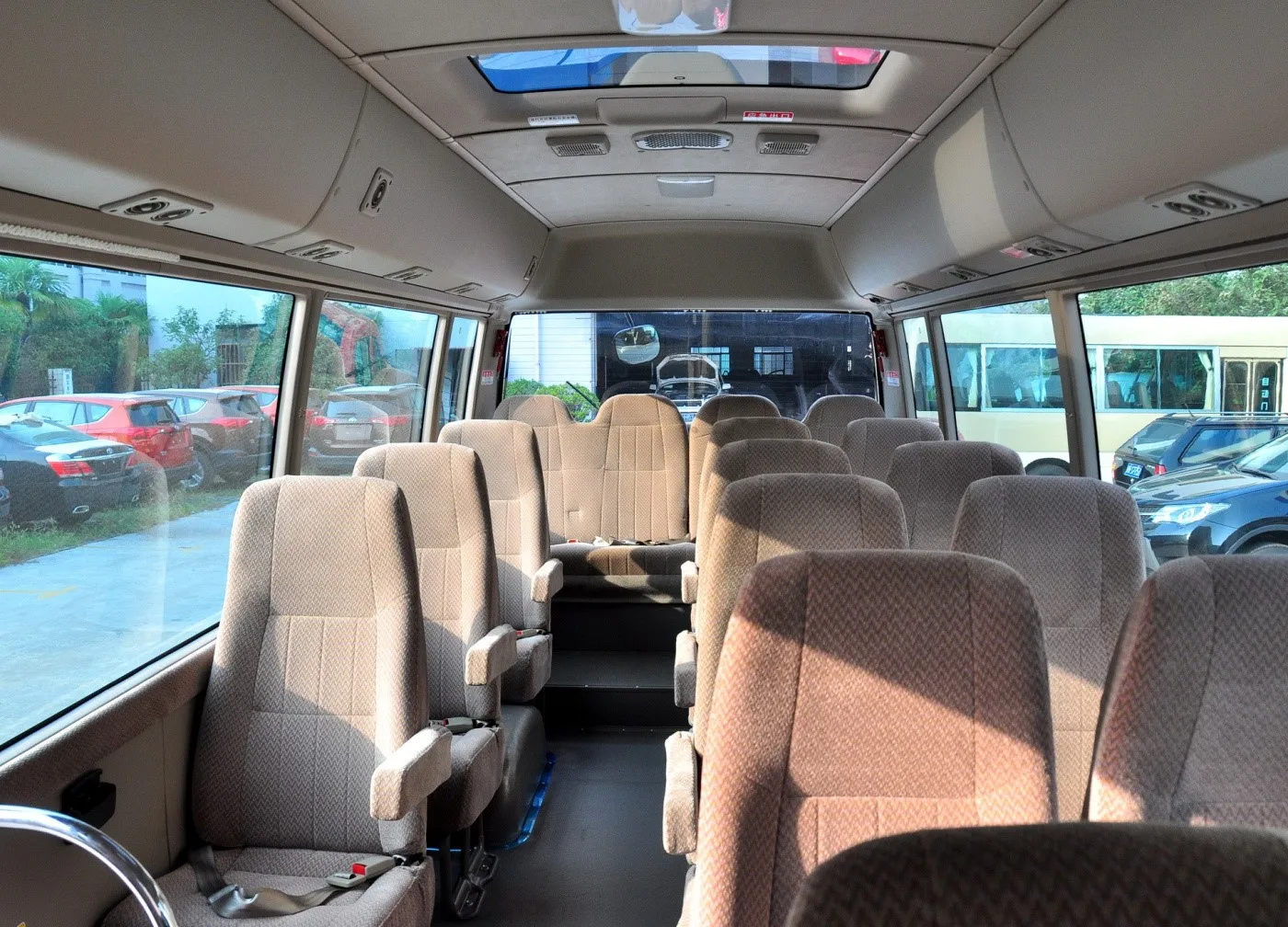 Customized Used Toyota Coaster 26 Seater Bus 30 Seaters Mini Bus Left ...