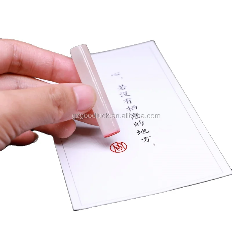 Paper Paper & Party Supplies Hand carved custom rubber seal Stickers ...