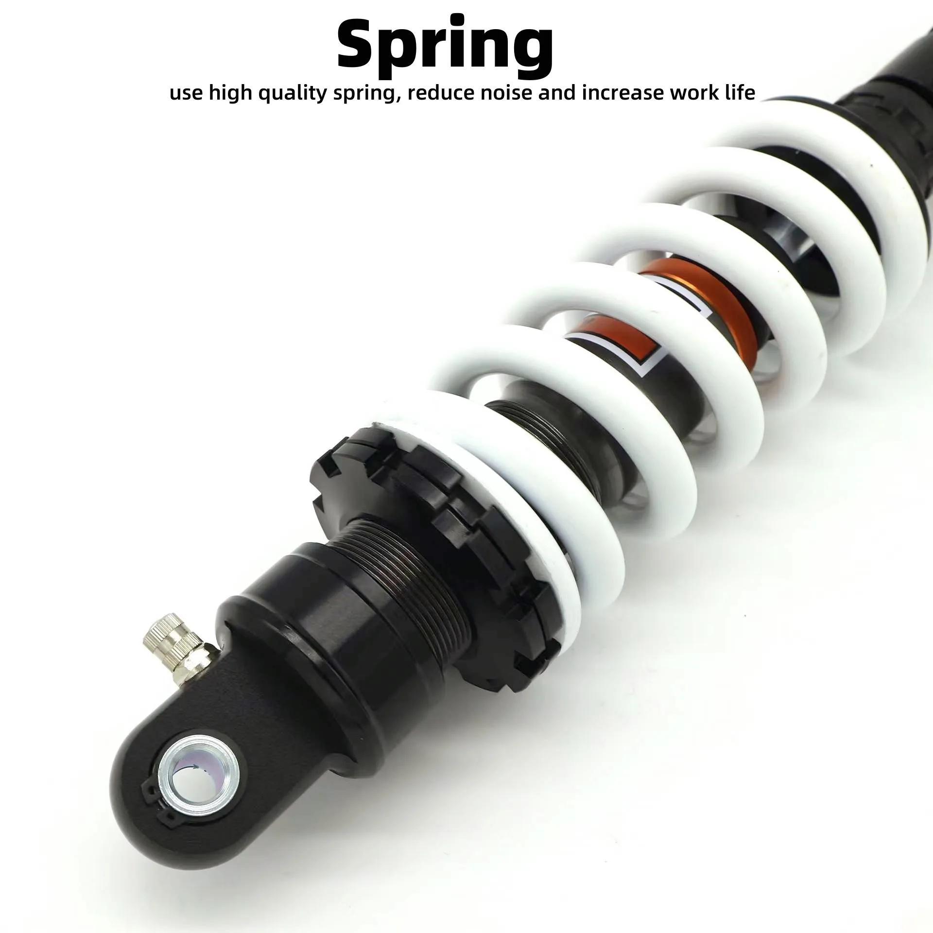 370mm 380mm 390mm 400mm Motorcycle Rear Shock Absorber Adjustable For ...