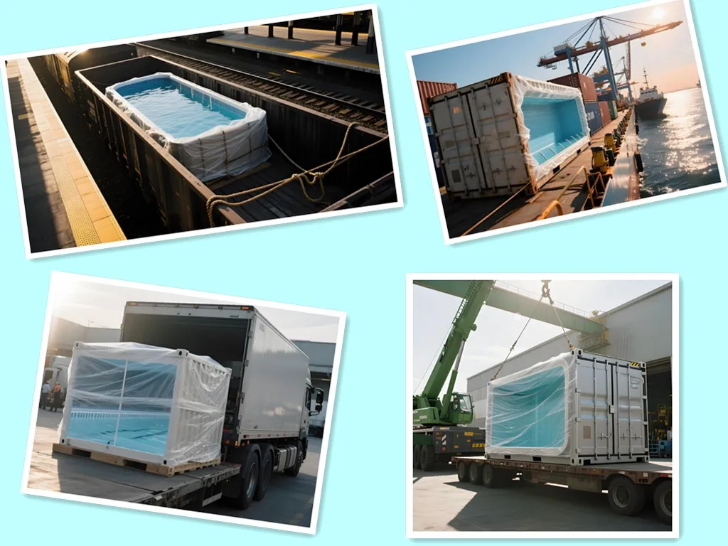 Container Swimming Pool - Customized Steel Shipping Containers