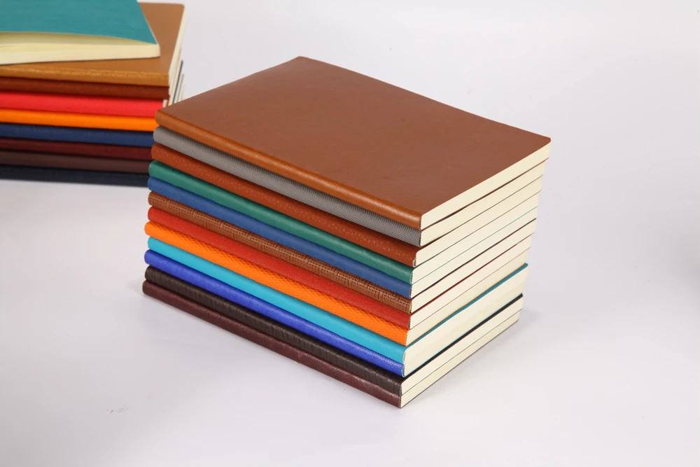 Luxury Business Custom Soft Cover A5 Leather Notepad Customized ...