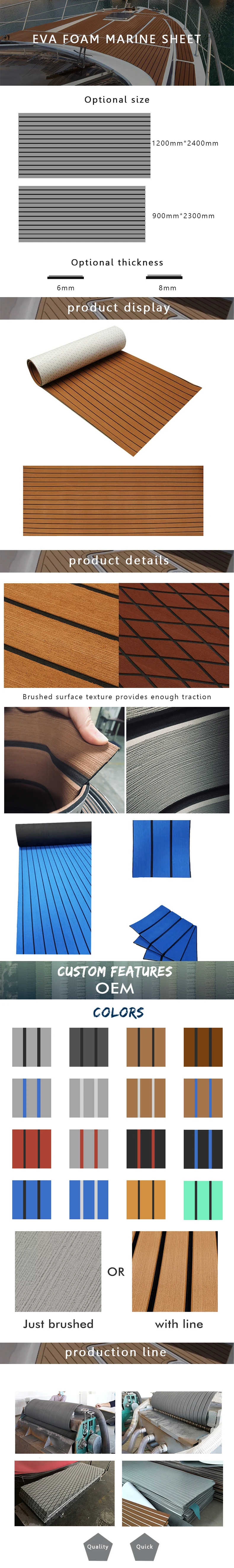 Factory Eva Foam Decking 1.2*2.4m Wholesale High Quality Marine ...