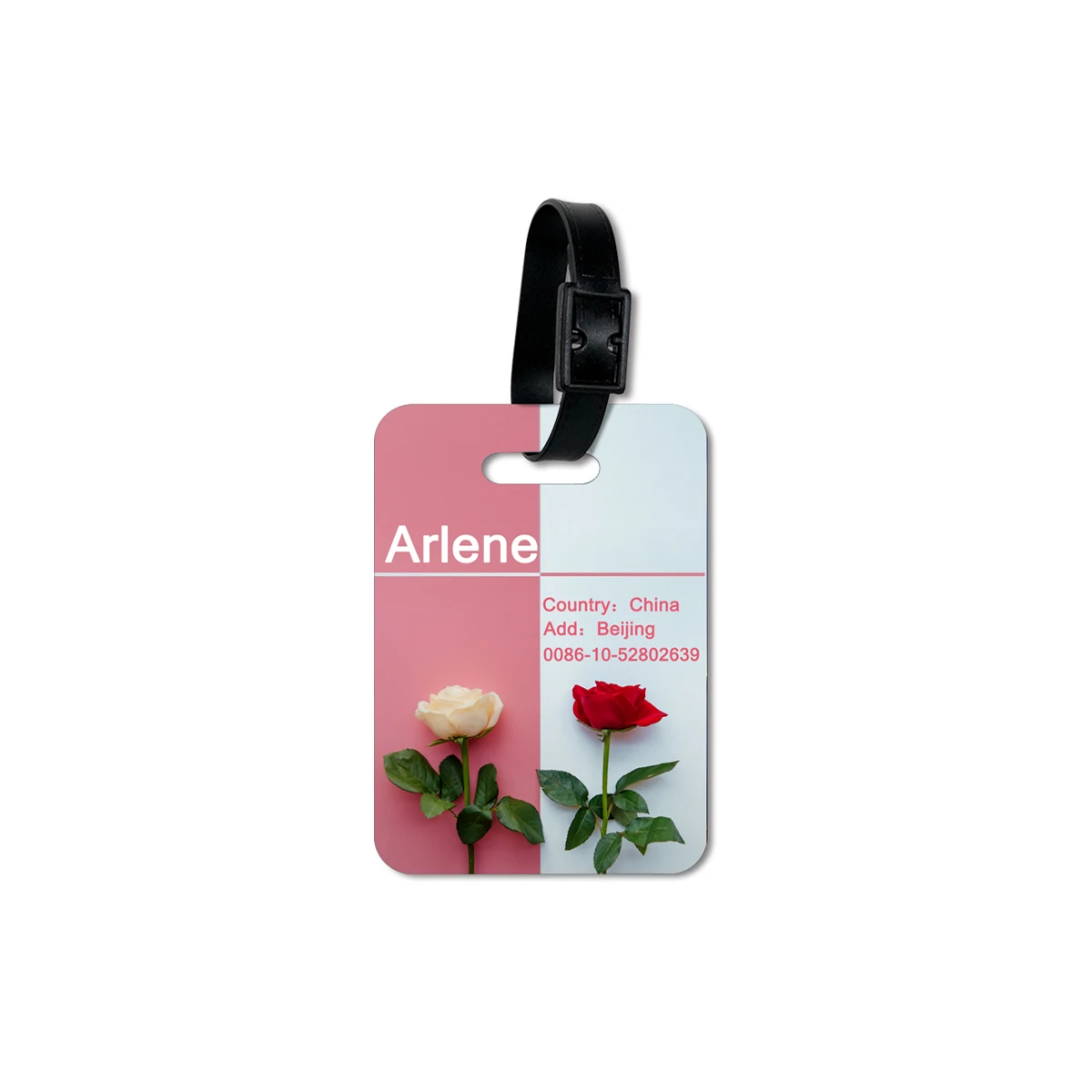 BEAUTYSUB 1.3mm Double-sided HD Sublimation Aluminum Luggage Tag Metal ...