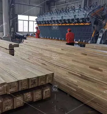 Hydraulic Rotary Composer Wood Clamp Carrier Press Machine