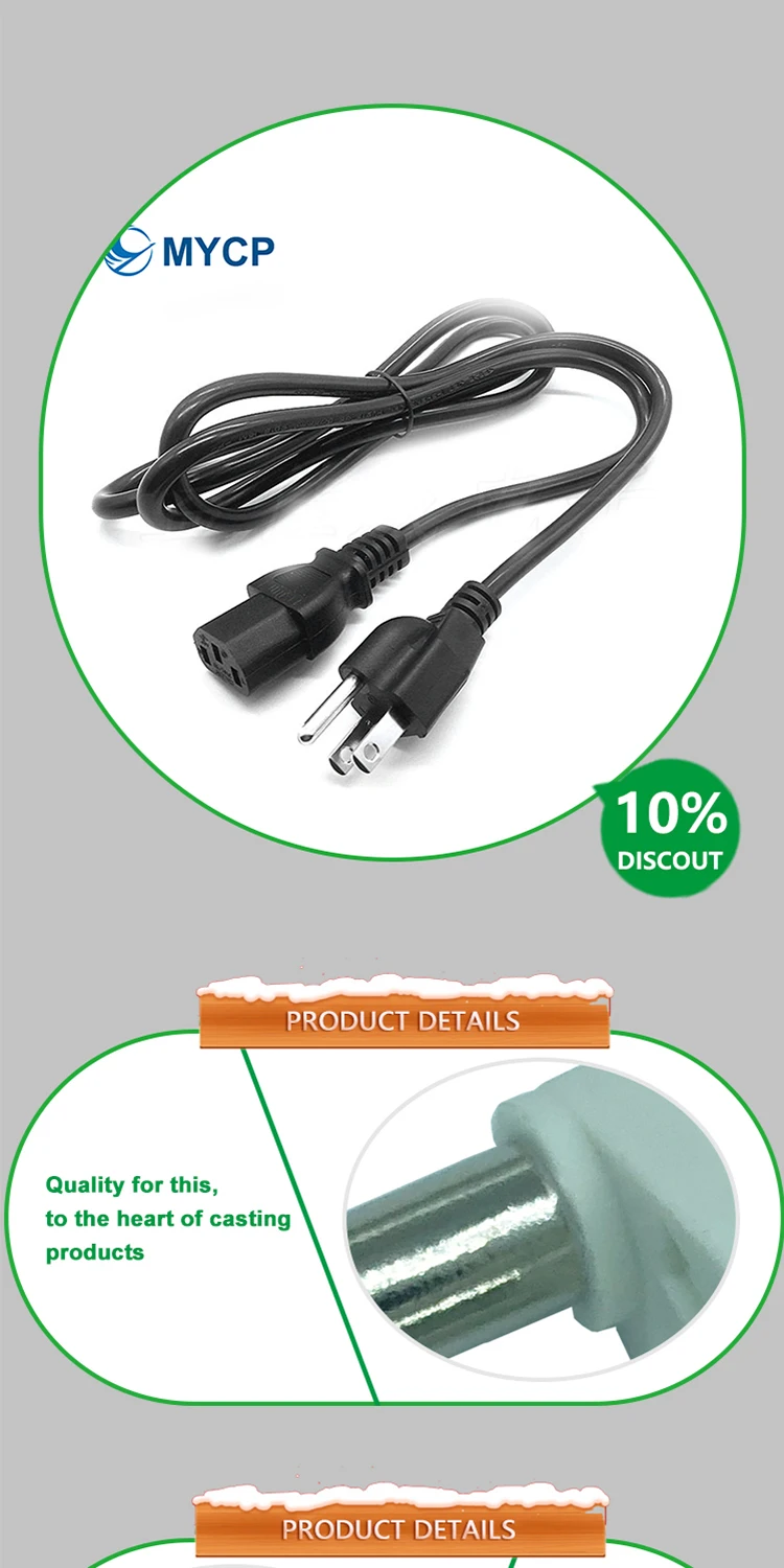 4.8m 3 Pin Female Socket Power Cord Waterproof Socket Plug Plug with ...