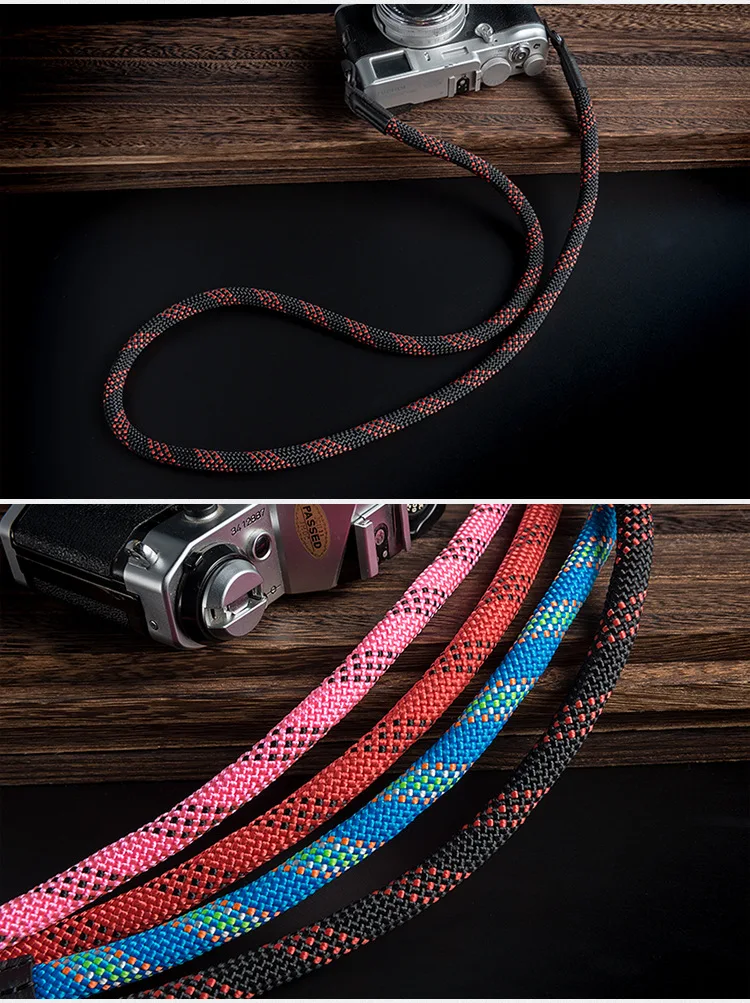 Camera Shoulder Strap Nylon Climbing Rope Neck Strap 100cm Long For ...