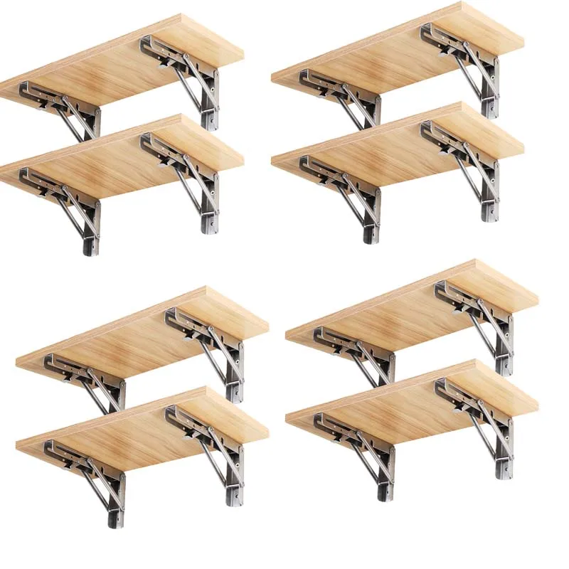 Heavy Duty Bench Table Bracket For Folding Shelves Cast Iron Stainless ...