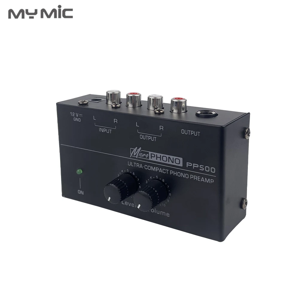 PP500 Mini Phono Amplifier - Pre Amplifier Phono for Vinyl