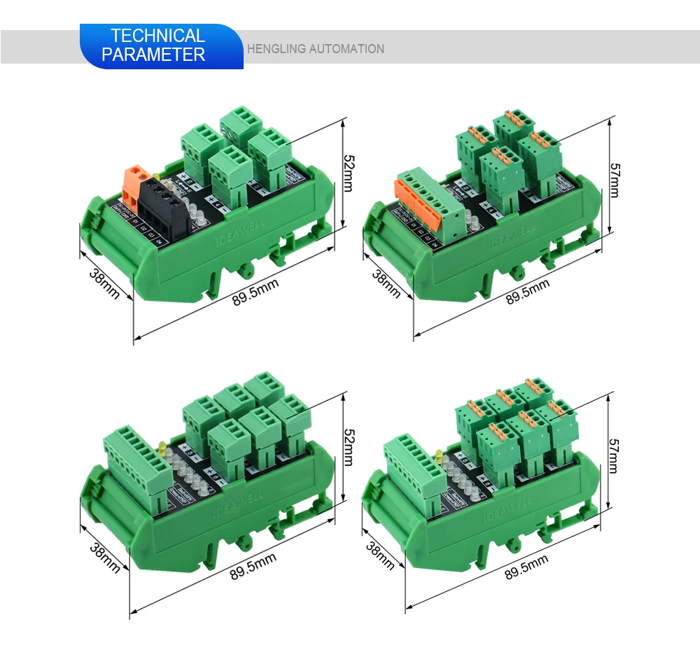 Terminal Block Connector 4p 6p Terminal Connector Connectors Terminals ...