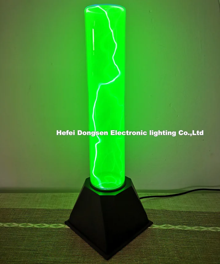 12 Inch Green Plasma Tube Lamp - Durable Holiday Decor