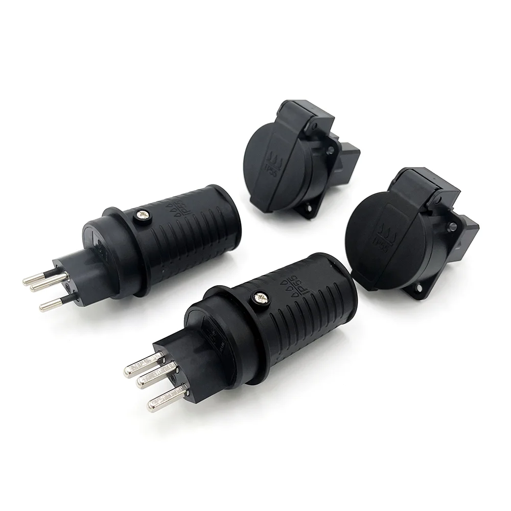 N5513-1 10a 250v Ip55 Swiss Waterproof Plug Sn441011 Socket - Buy 10a ...