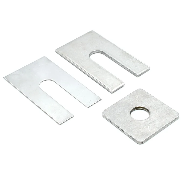 Square Hardened Beveled Washer Stainless Steel Rectangular Lock Washer ...