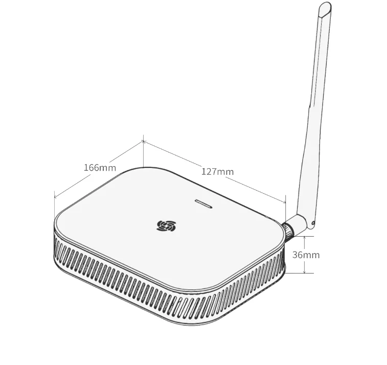 Indoor Lorawan Gateway Remote Meter Reading Intelligent Lorawan Water Meter Concentrator