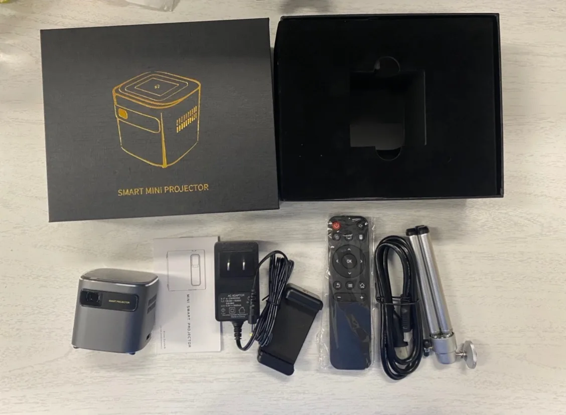 Hotack Newest Custom Logo Mini Portable Projector Pocket Travel Touch ...