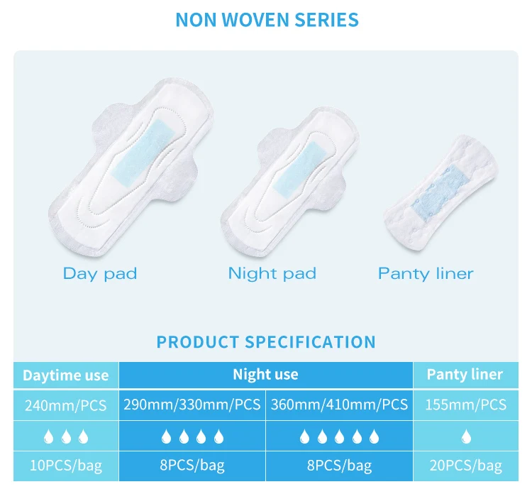 Private Label Feminine Hygiene Products - Disposablen Menstrual Pads