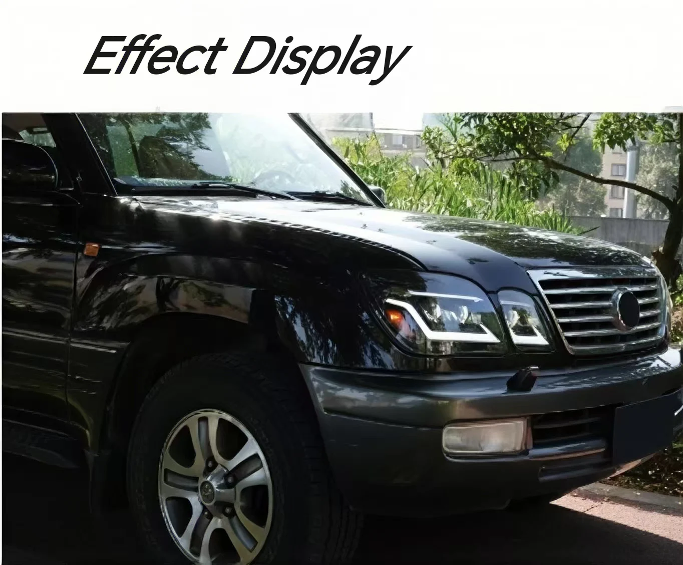 Car Lights for Lexus LX470 Headlight 1998-2007 LED Projetor Head Lamp ...