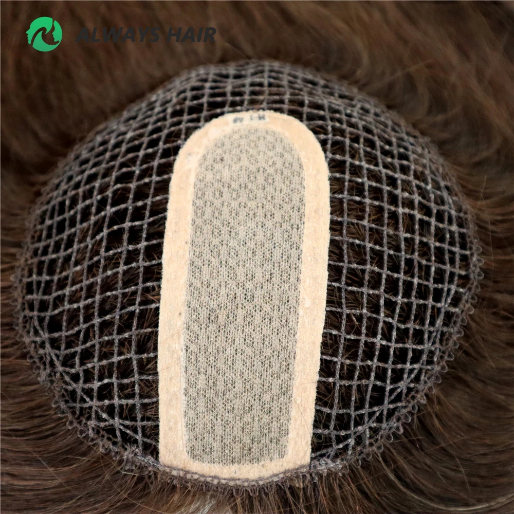 High Quality Integration Fish Net Hair Pieces Woman Toupee