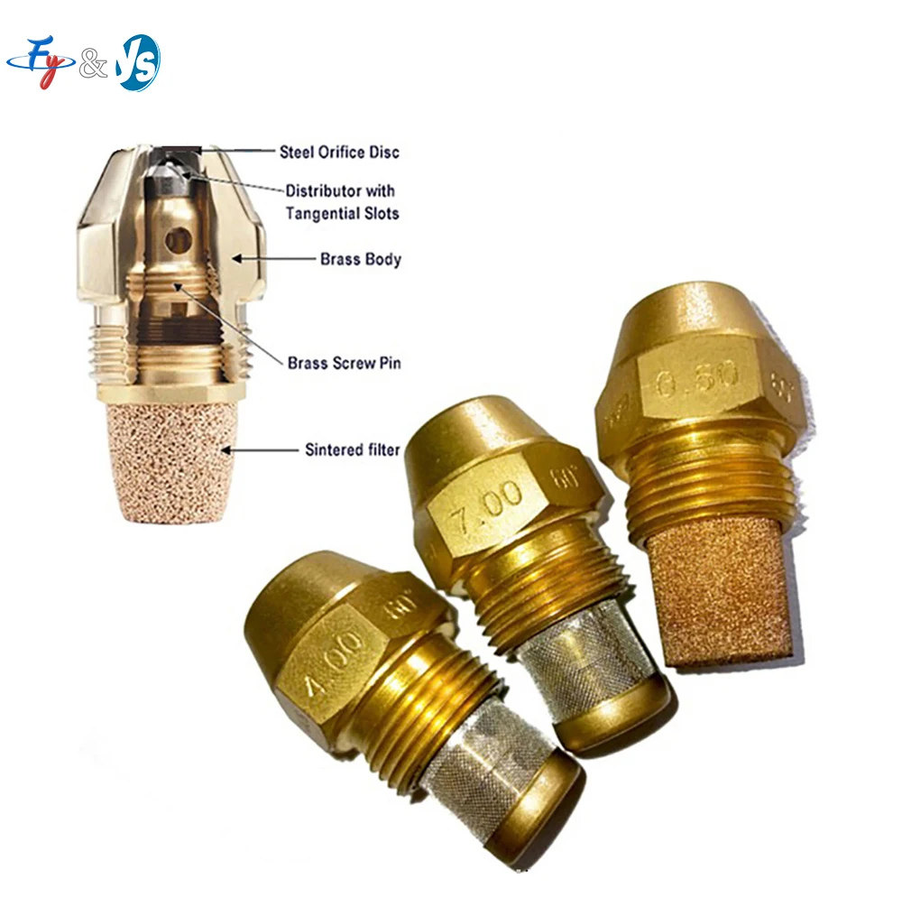 Ys 60 Degree Oil Nozzle,Brass Diesel Methanol Atomization Solid Spray ...