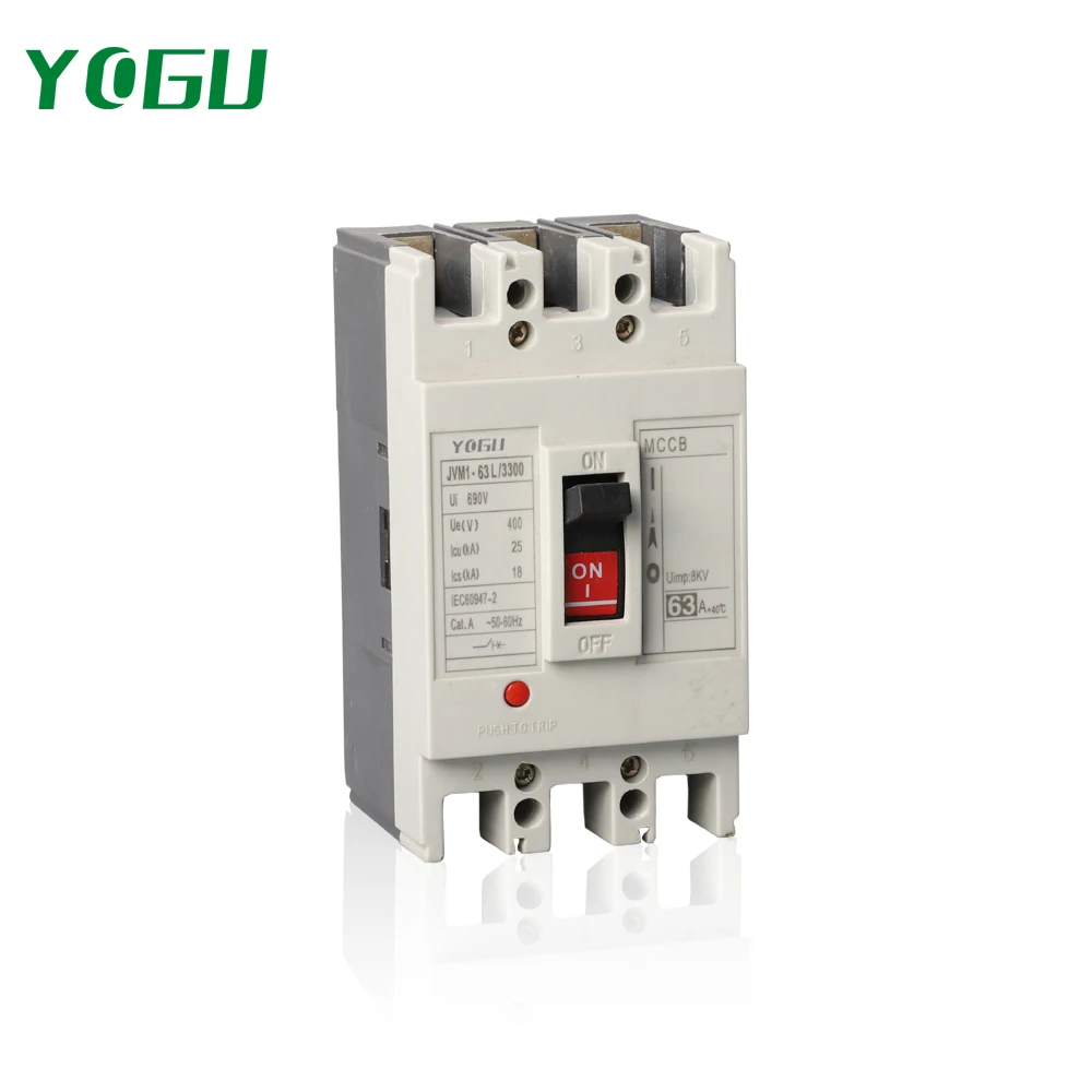 Yogu Dc Mccb Molded Plastic Case Circuit Breaker With Uv Resistance Pc ...