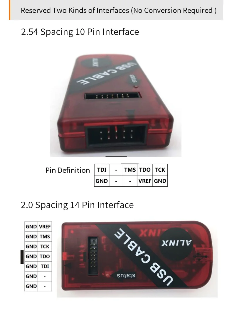 ALINX AL321 - USB Blaster for XILINX FPGA JTAG Program Download