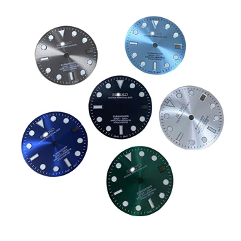 New Style 28.5mm Sub-mariner Watch Dial With Logo Watch Face For Nh35 ...