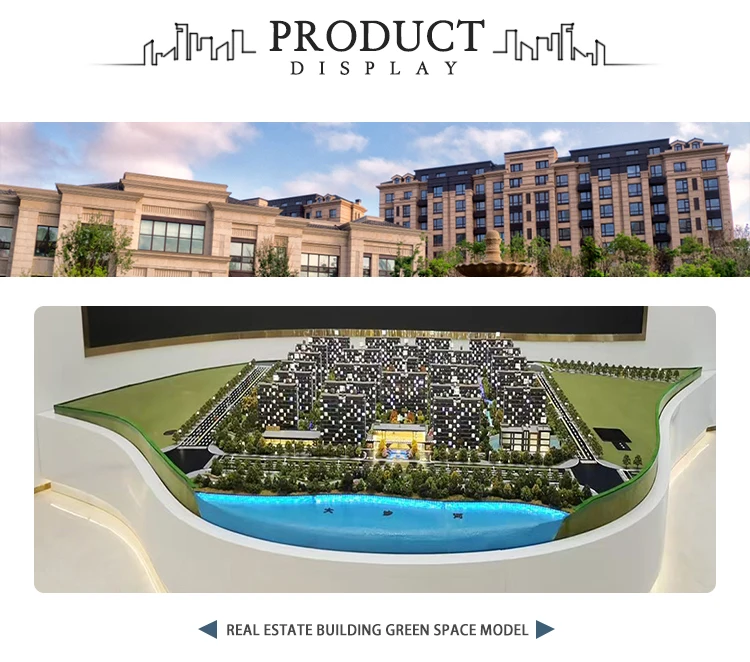 Customized Plastic Miniature Architectural Scale Model Modern Style ...