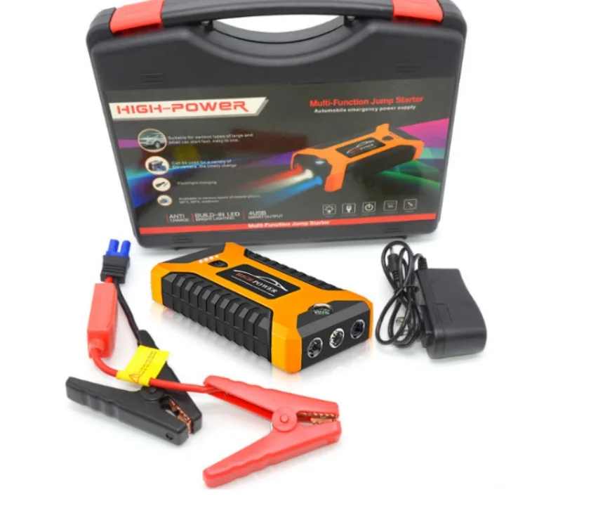 Portable Vehicle Tools Jump Box 20000mah Car Jump Starter With Air Pump ...