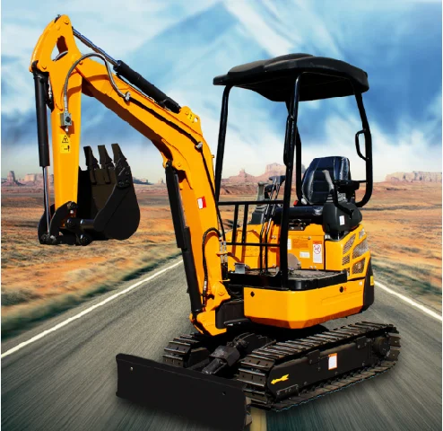 Mini Small Digger Excavators 1 Ton With Thumb Bucket - Doozergroup