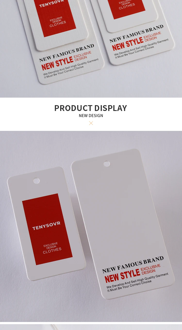 Custom Sample Label Clothes - High Density Comfort Tags