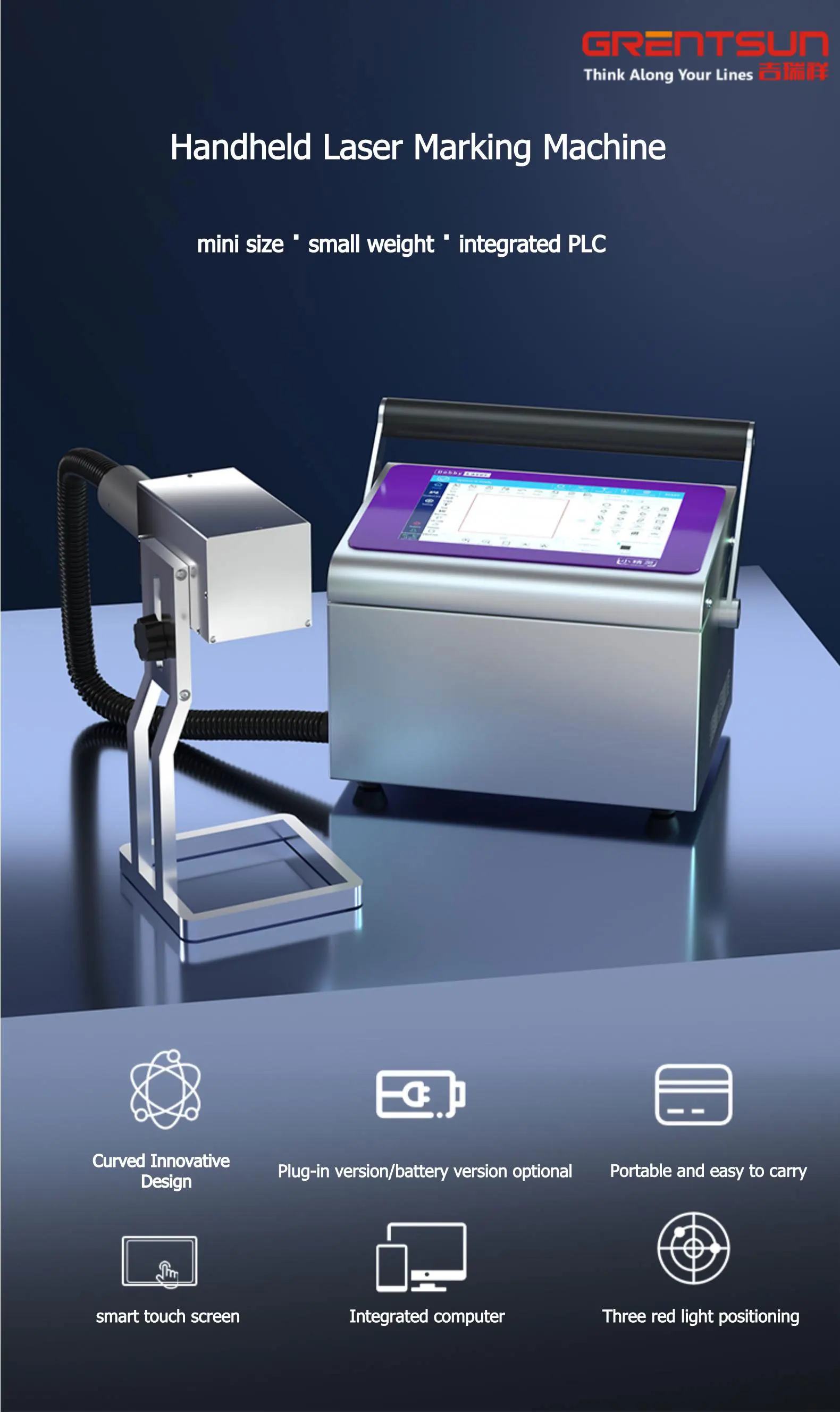 Machine For Small Business Qr Code Laser Marking Machine Rfq Handheld ...
