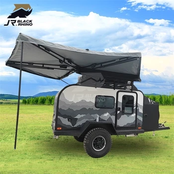 Fabricated House Living Camp Remorques Camping Camping Retractable Rv ...