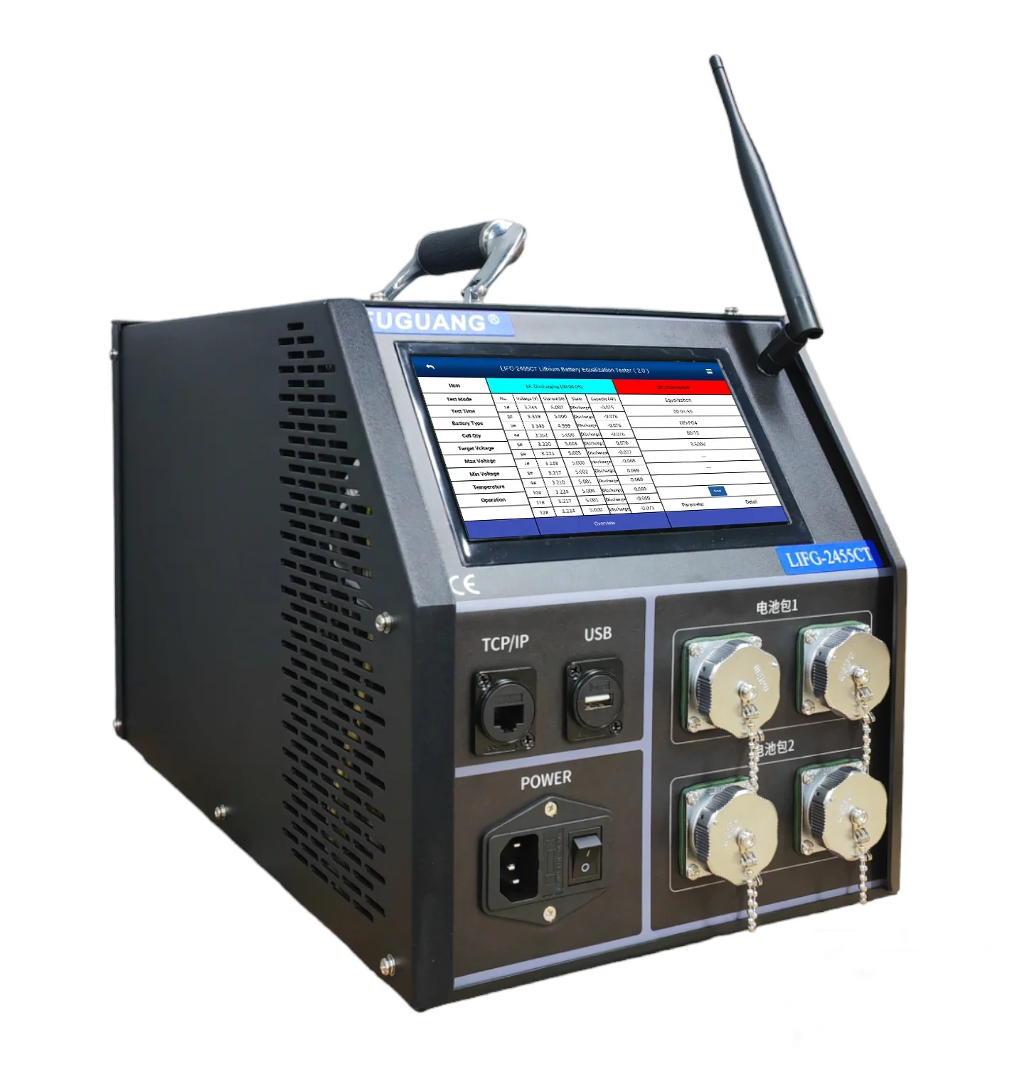 Lifg-2455ct 24ch Independent 5v 5a Lithium Ion Battery Cell Voltage Balancing Discharge Charge ...