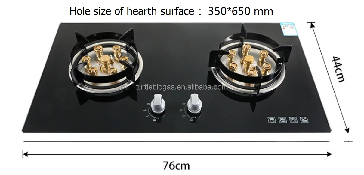 High Quality 2 Burner Gas Biogas Stove - Efficient Cooking