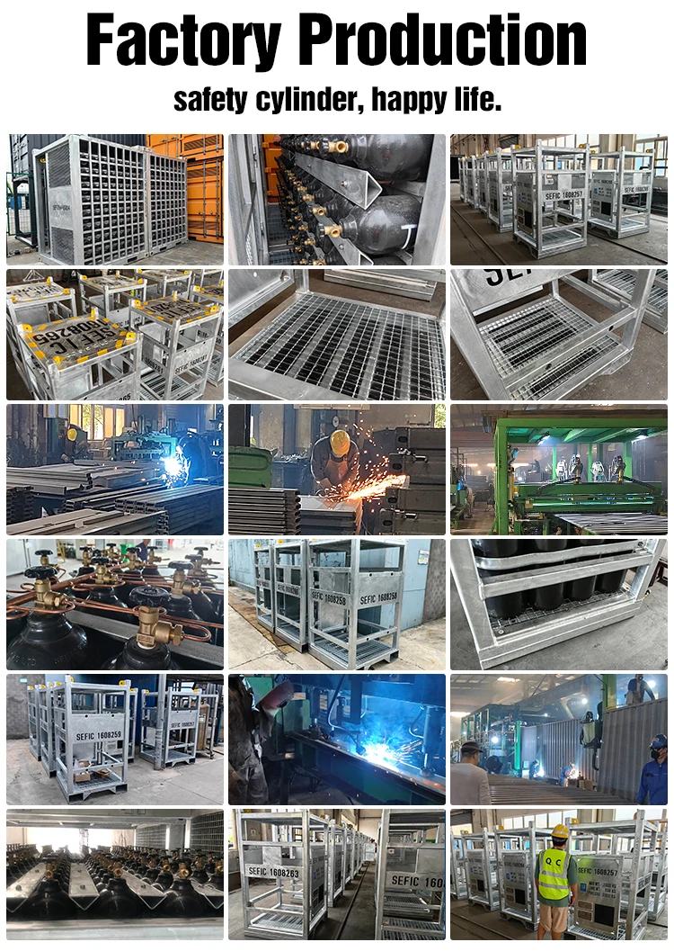 Offshore Gas Cylinder Rack - DNV 2.7-1 Compliant 16 Bottles