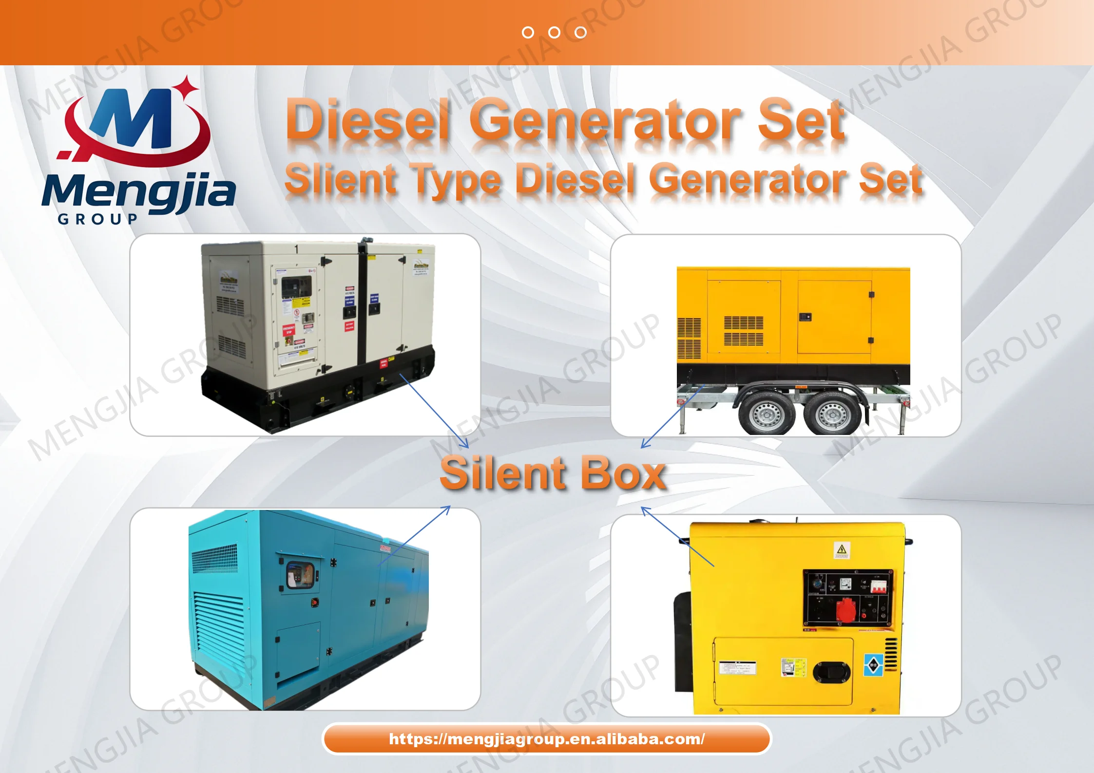 Urban Silent Diesel Generator Set with Auto Start System and Low-Noise ...