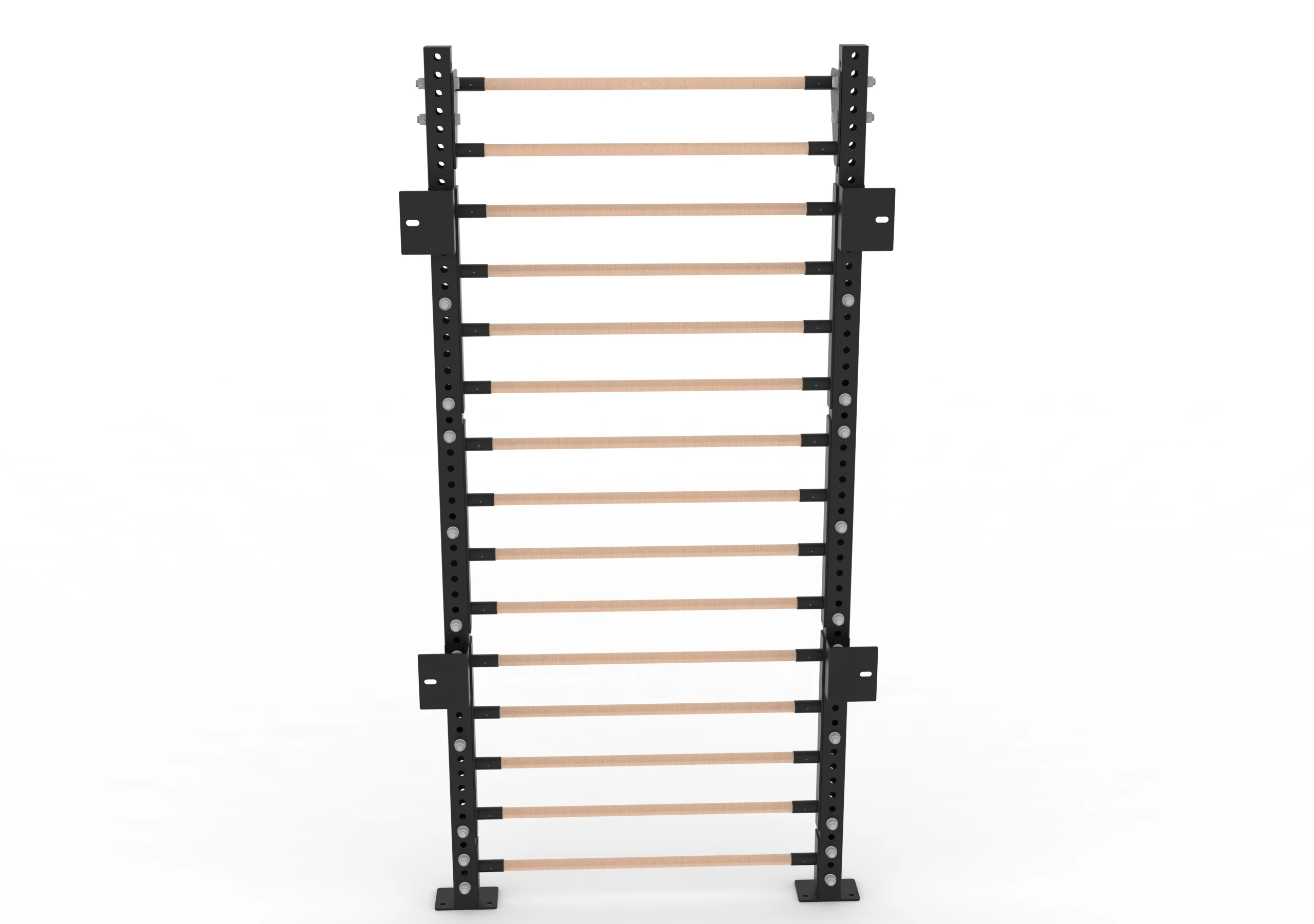 Solid Wood Stall Bar - Swedish Ladder Bar Gymnastics Wall Bar