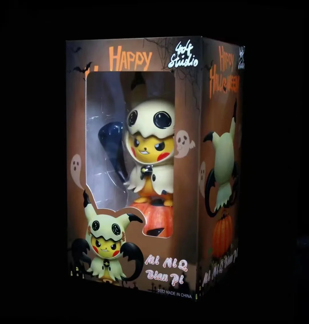 Cosplay Pokemoned Boxes - Anime Pika Model Statue Collection