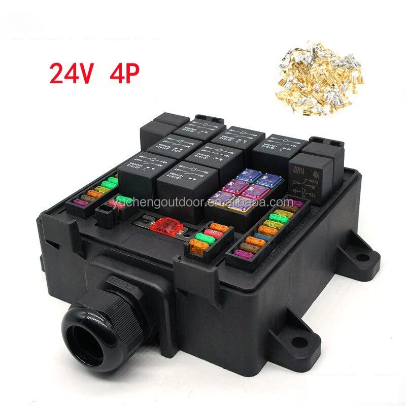 Auto RV Waterproof Fuse Box - Reliable Multi-Channel Control