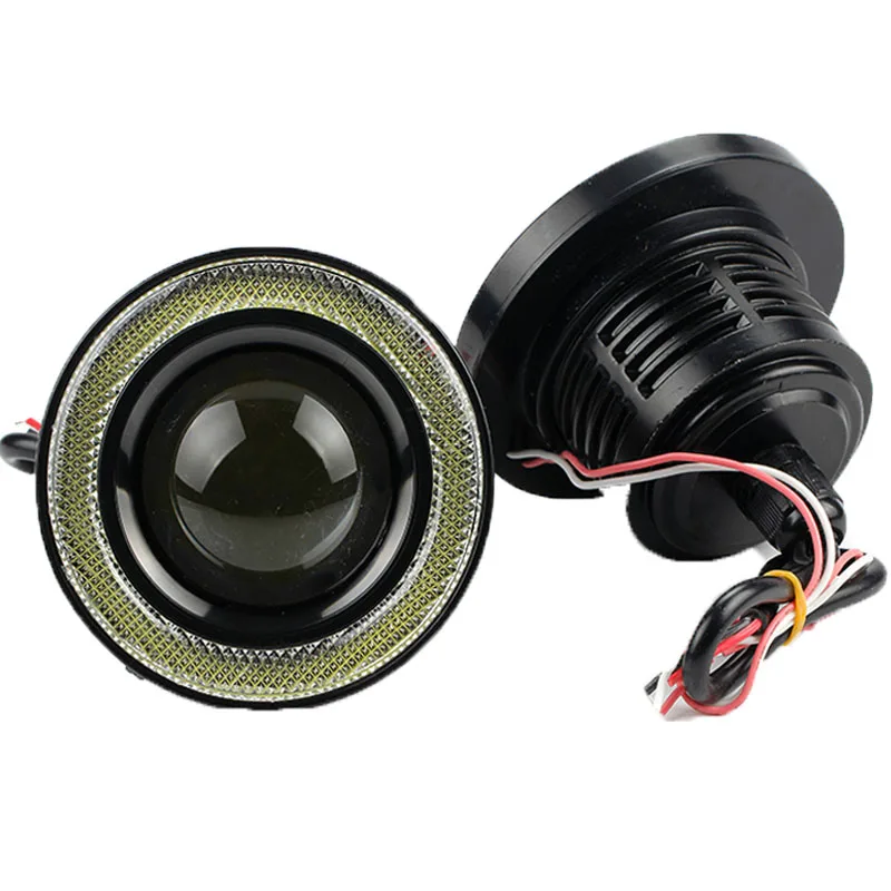 12v Angel Eyes Fog Light Rgb Halo Ring Angel Eye Fog Light 12v Cob Chip ...