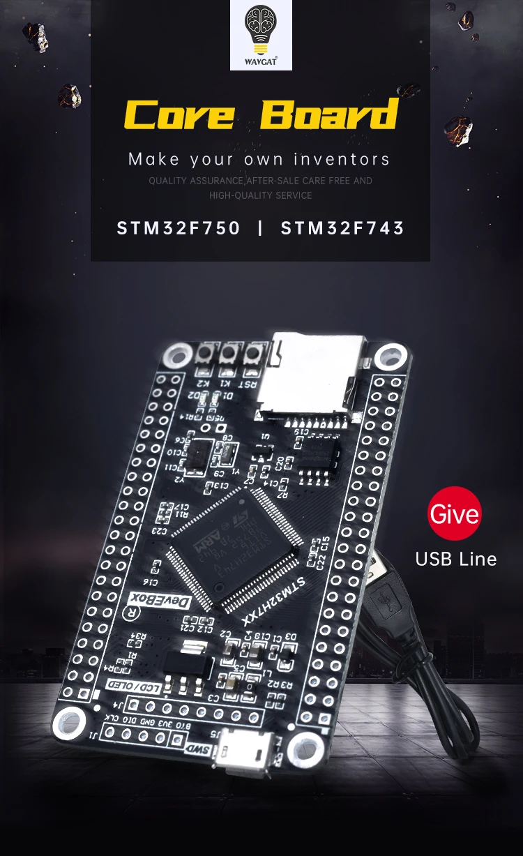 Stm32h750vbt6 Stm32h743vit6 Stm32h7 Development Board Stm32 System Board M7 Core Board Tft ...