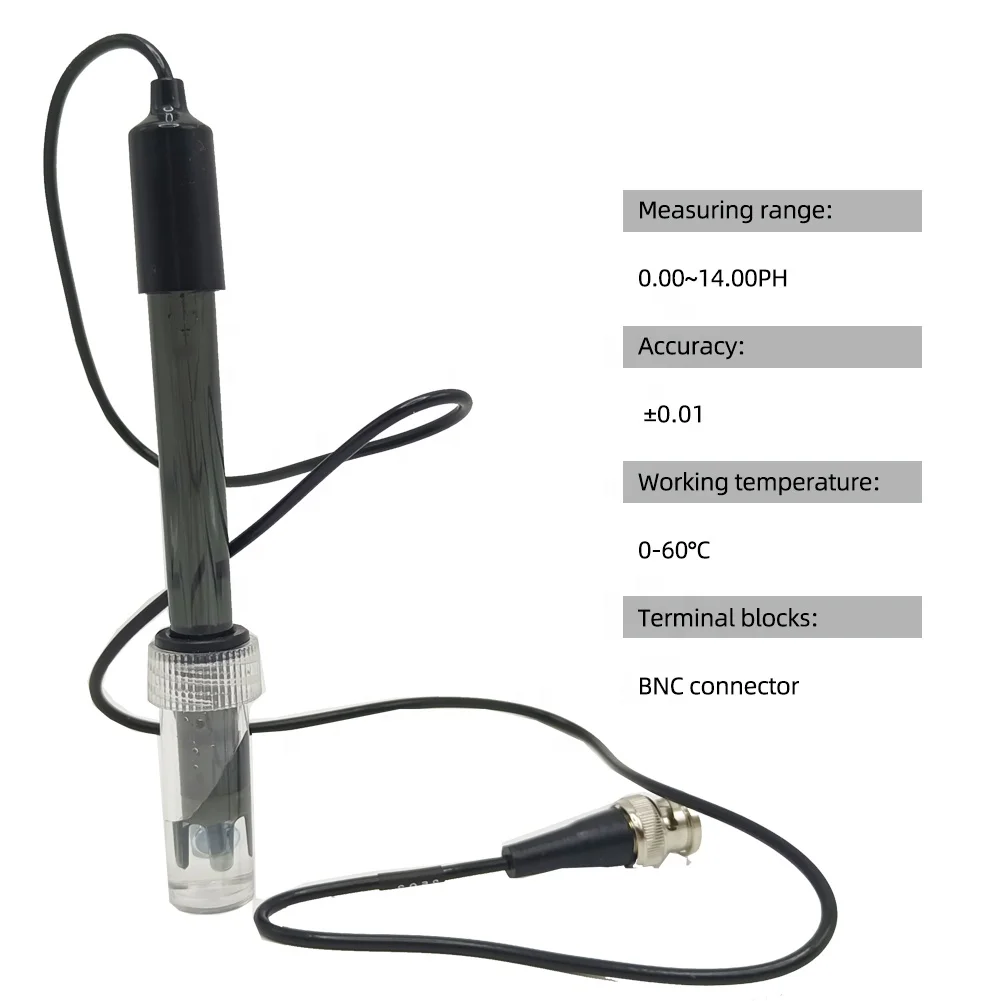 Universal Aquariums Hydroponics Lab Electrode BNC Ph Probe