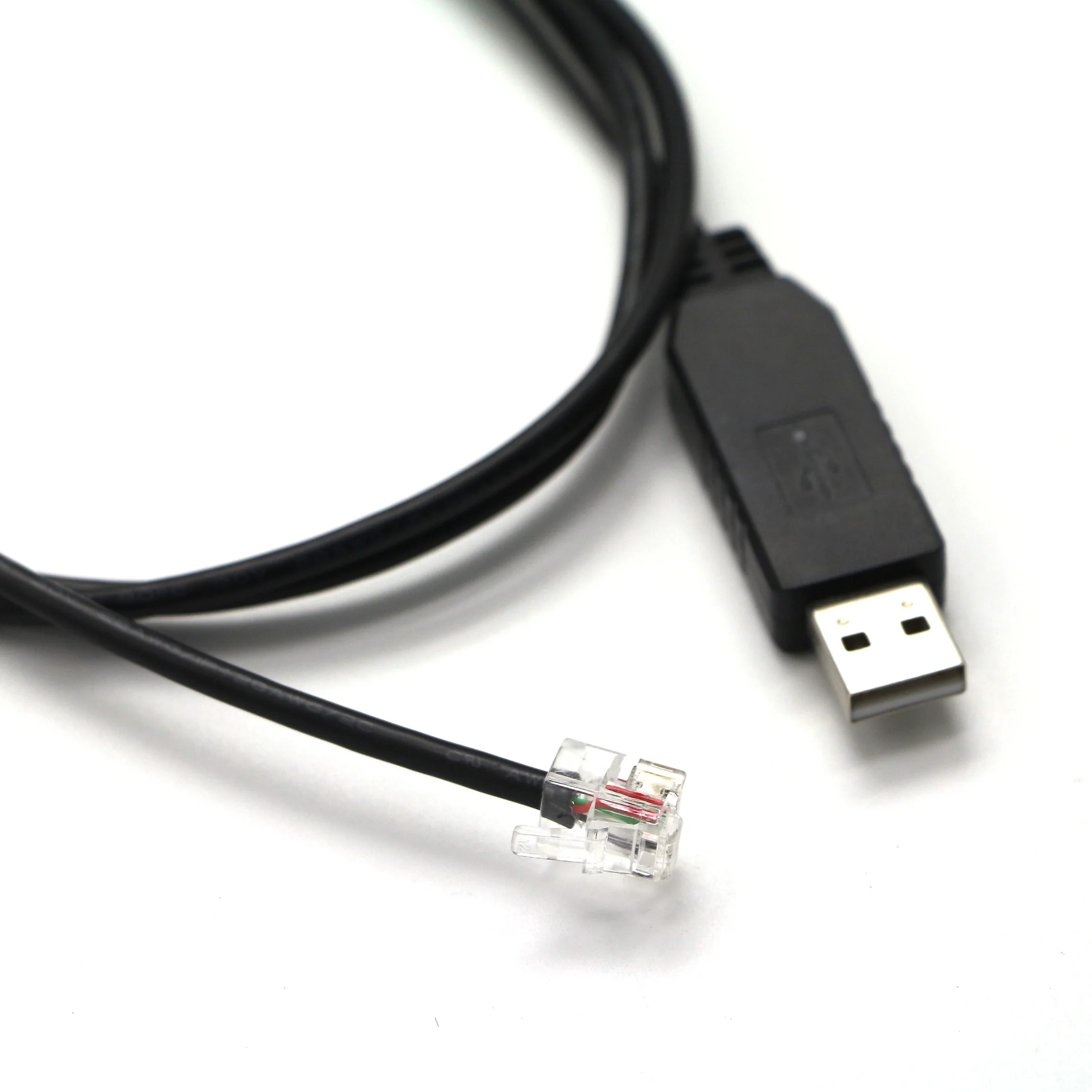 OEM Prolific PL2303 Chip USB A male to TTL RJ11 RJ12 6P6C male console ...