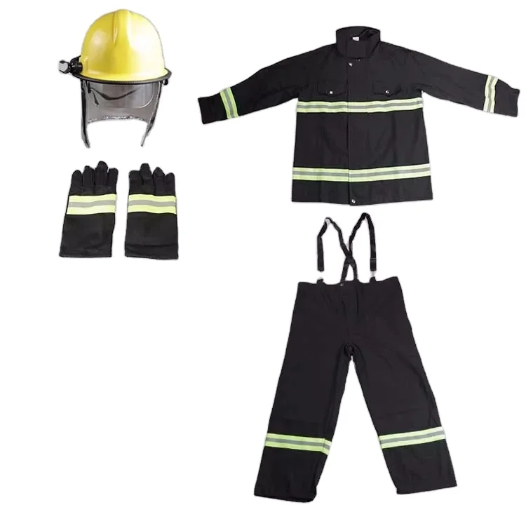 Dingsheng ISO NFPA EN469 Fire Fighter Uniforms - 4 Layer Nomex Anti Fire Suits