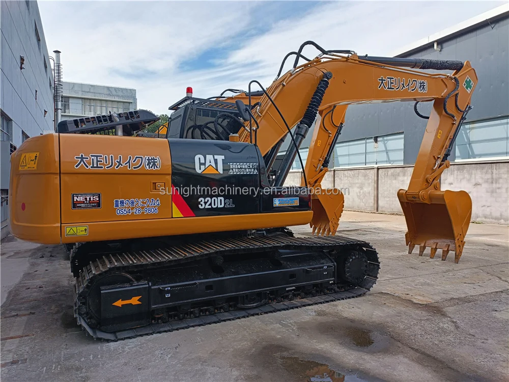 Original Japanese for Cat 320D Series 20-ton Used Excavator in Good ...