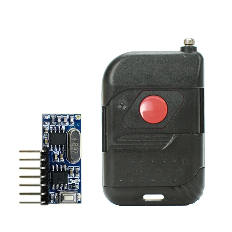 One Button Remote Rf Transmitter And Receiver 433mhz 1-button Remote ...