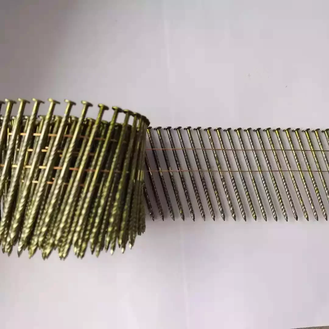 Hot Sale 16 Degree Spiral Shank Wire Pallet Roofing Coil Nails
