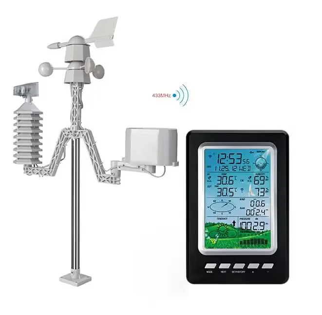 Weather Station with Color Display - Digital Thermometer