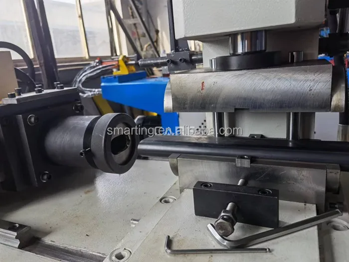 Automatic Hydraulic Oval Pipe End Reducing Machine Tube End Finishing ...