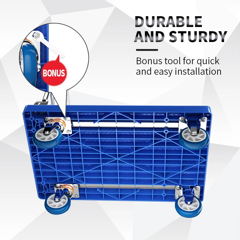90x60cm Heavy Duty Trolleys - Durable & Easy to Move