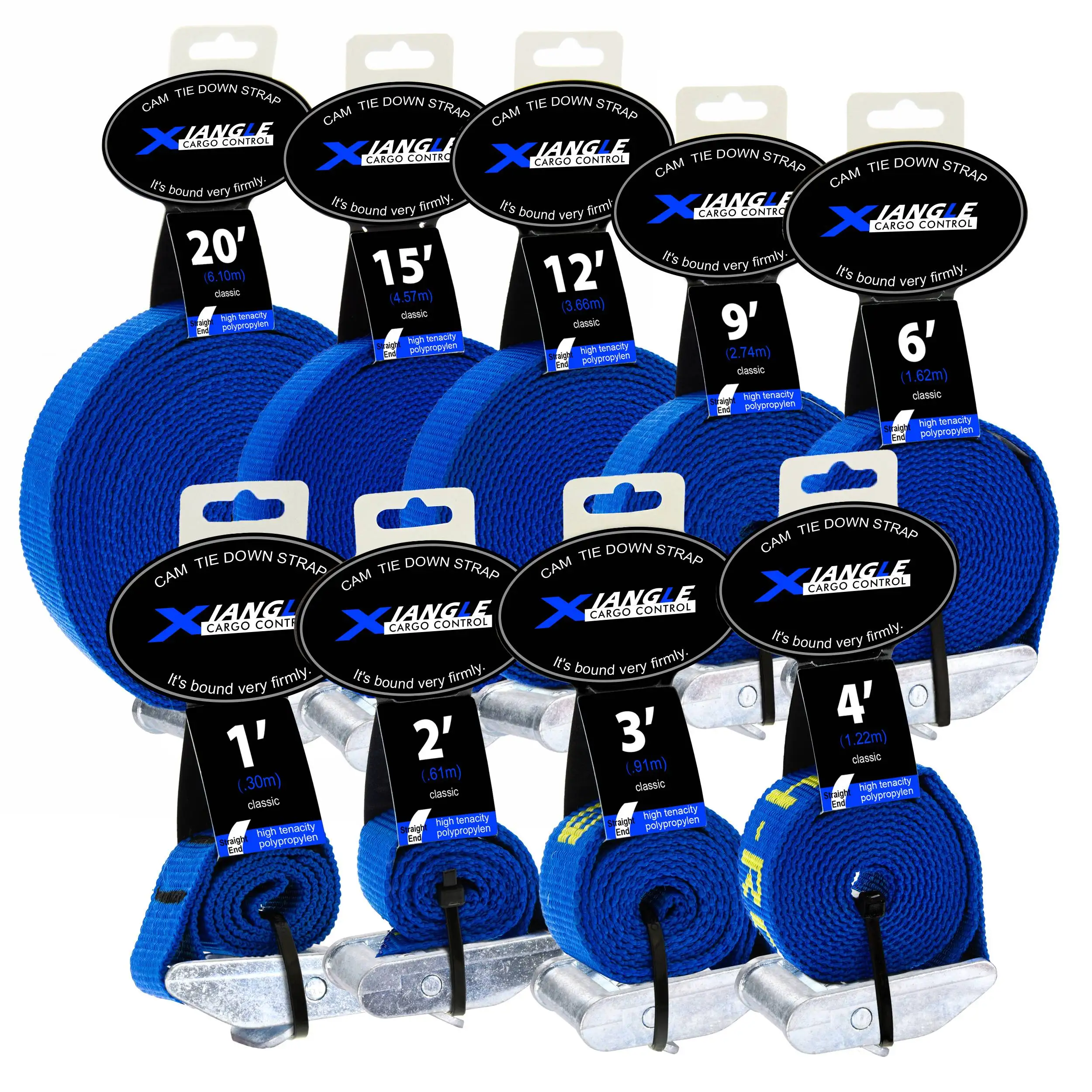 UV Resistant Kayak Straps - 1500lbs High Strength Tie Downs